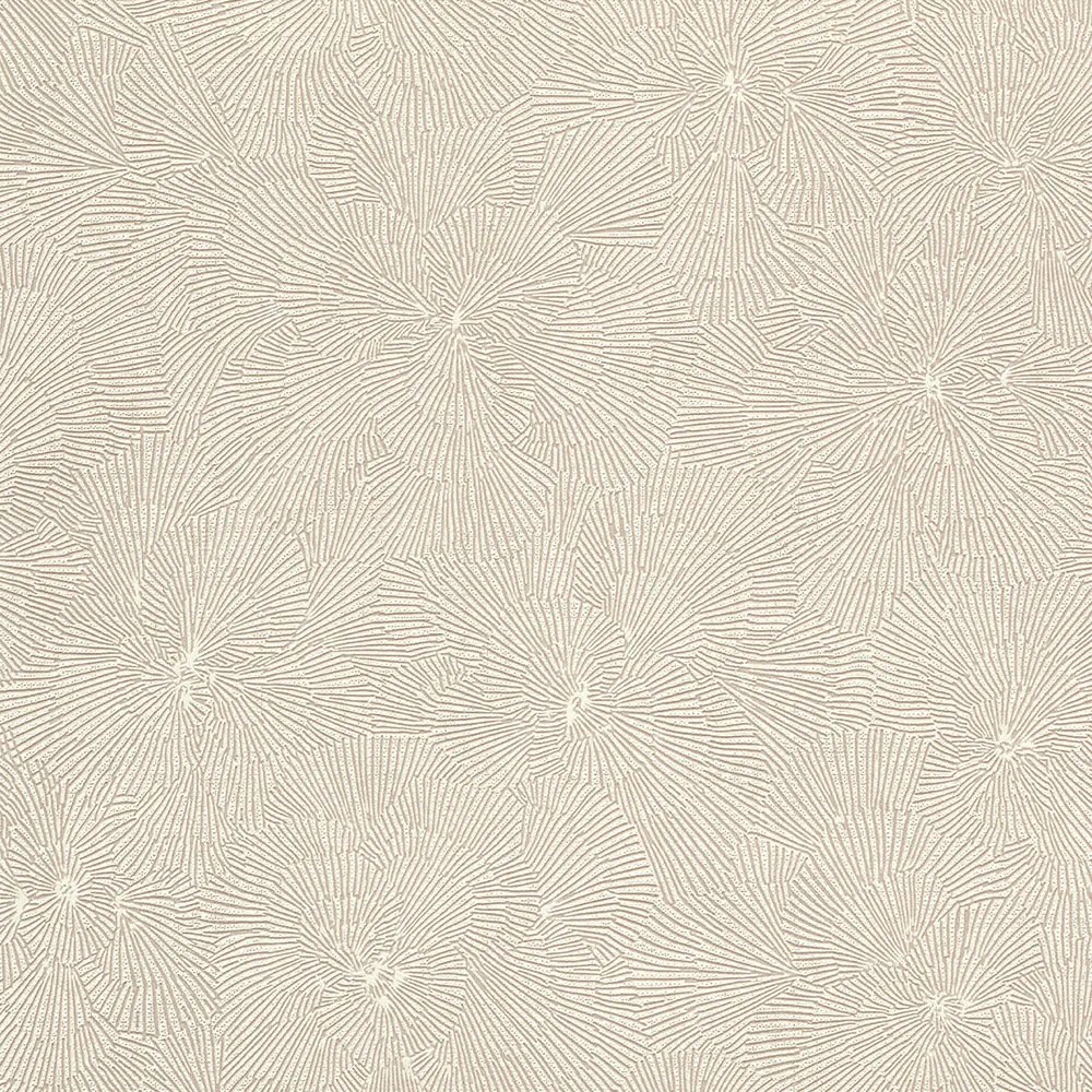 Béžová vliesová tapeta s květy 32006, Textilia, Limonta