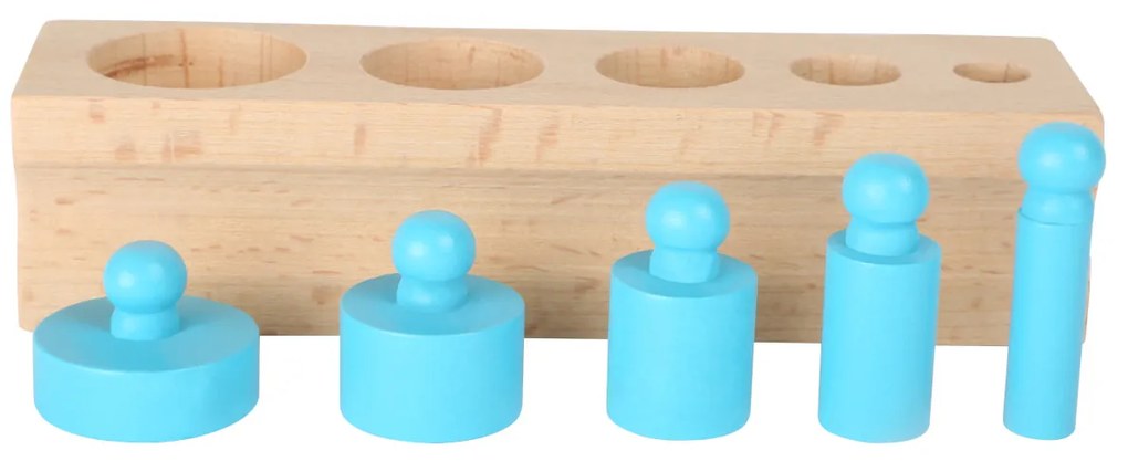 small foot Dřevěná vkládací závažíčka barevná