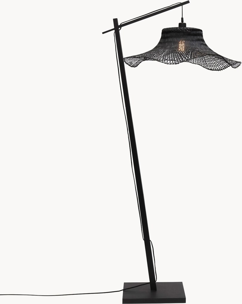 Lampa na čtení z bambusu Ibiza