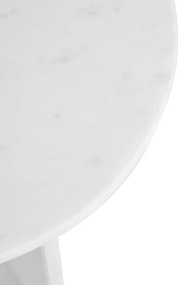 Mramorový kulatý odkládací stolek ø 40 cm Savio – Premier Housewares