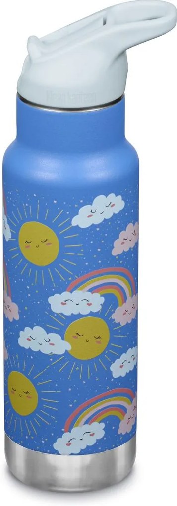 Dětská nerezová termolahev Klean Kanteen Insulated Kid Classic Narrow 12oz - Rainbows