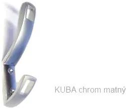 kovový věšák KUBA I Varianta: KUBA chrom lesklý - doprodej