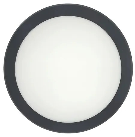LED Stropní svítidlo se senzorem pohybu LED/20W/230V 3000/4000/6500K IP54 antr