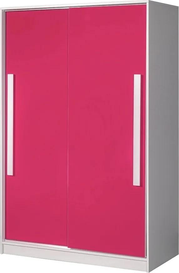 Casarredo - Komfort nábytek Dětská šatní skříň GULLIWER 12 výběr barev | barva: dom-tyrkys-lesk,Vyberte si barvu úchytu:: dom-uch-zelená