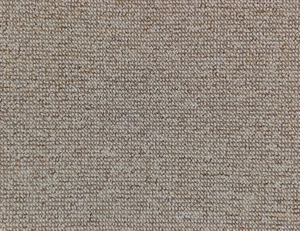 Timzo, Kusový koberec Neapol 4713 kruh, 160x160 (průměr) kruh, béžová, chodba / předsíň