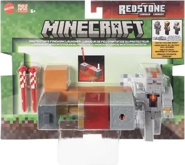 MATTEL Figurka Minecraft Firework Launcher / 8 cm / od 6 let