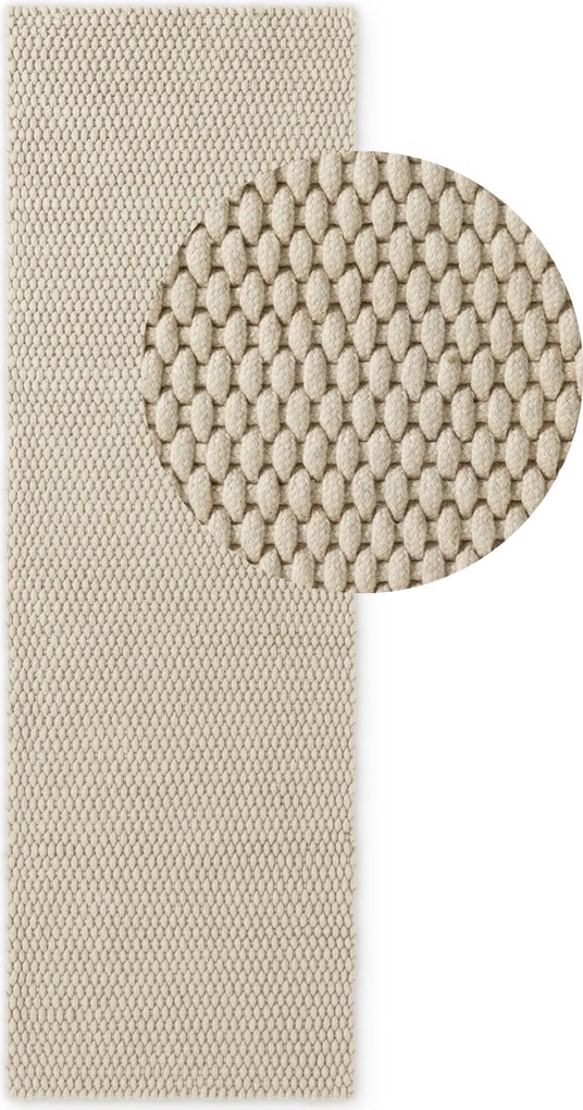 Ted Baker, Kusový koberec Ted Baker Southwark 106405 Cream, 80x150, bílá, chodba / předsíň