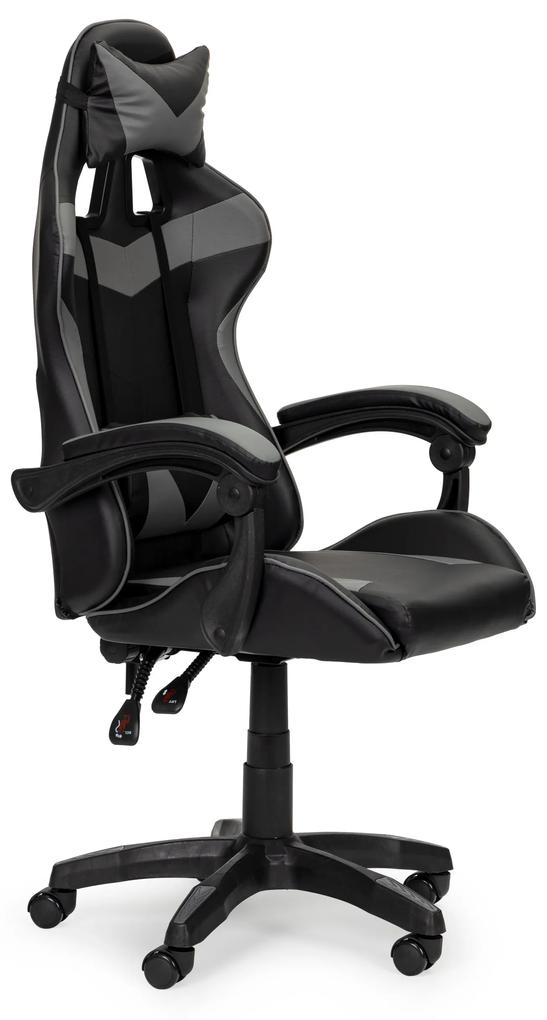 Wellhox Kbelíková herní židle, kancelářská židle s nastavením a polštáři