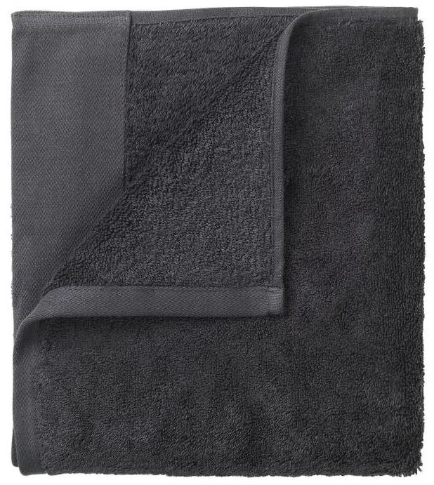 Set 4 ručníků 30 x 30 cm, šedočerný BLOMUS