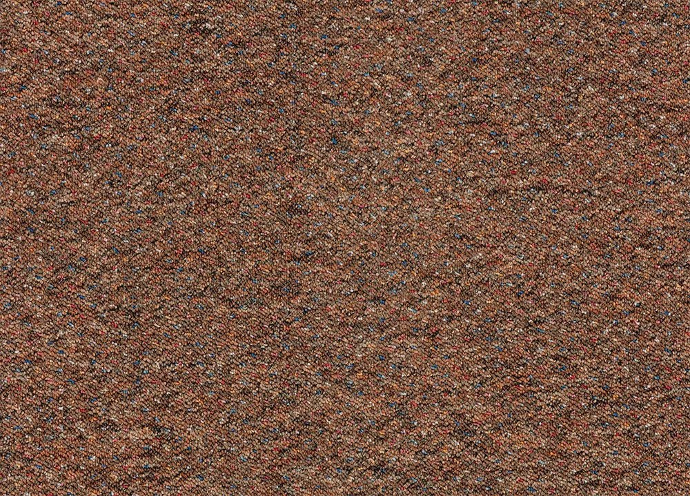BETAP Metrážový koberec VIRTUOSE 97 hnědý s jemným barevným melírem BARVA: Hnědá, ŠÍŘKA: 4 m