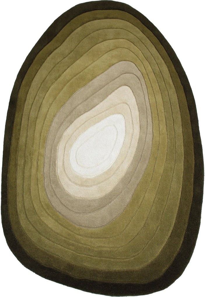 XXXLutz VLNĚNÝ KOBEREC, 160/230 cm zelená Flair Rugs - Online Only koberce & rohožky - 003165047001