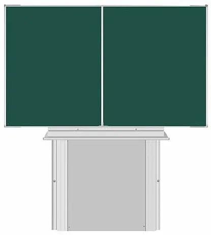 Magnetická tabule TRIPTYCH K IV. 200 x 120 cm (pro projektory) - 200 x 120 cm, kombinovaný povrch