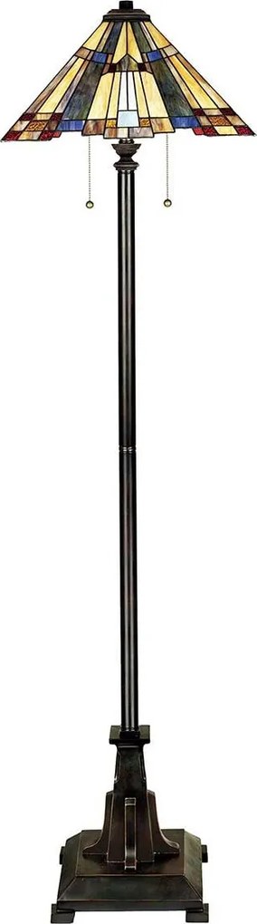 Vitrážová lampa Elstead INGLENOOK 158 cm 2xE27 60W