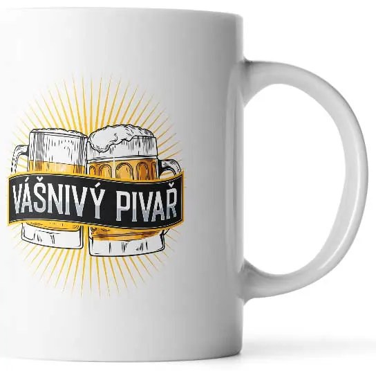 Sablio Hrnek Vášnivý pivař - 200 ml - espresso