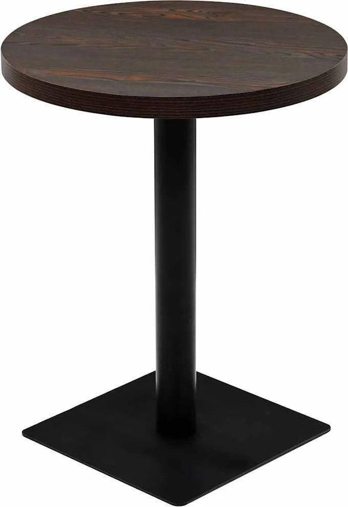 Bistro stůl MDF a ocel kulatý 60 x 75 cm 245609