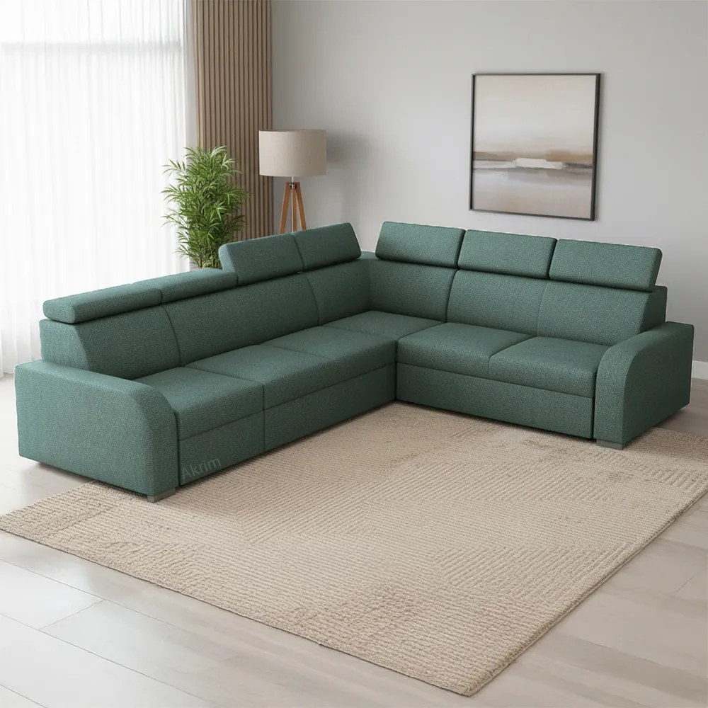 Sedací souprava OSLO L | 315x250 | rozkládací + 2x úložný prostor | VÝBĚR TKANIN
