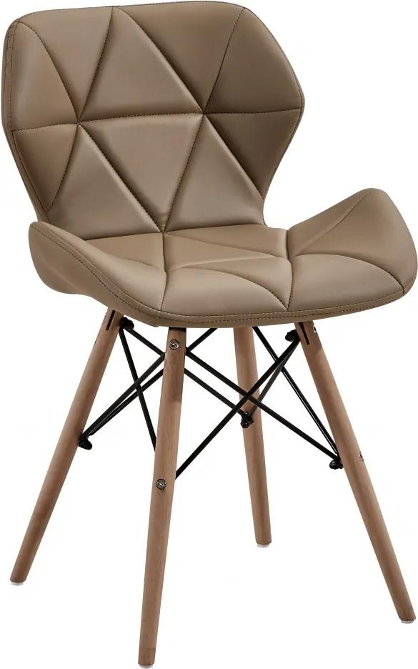 Skandinávská židle LIOTTE cappucino DOPRODEJ