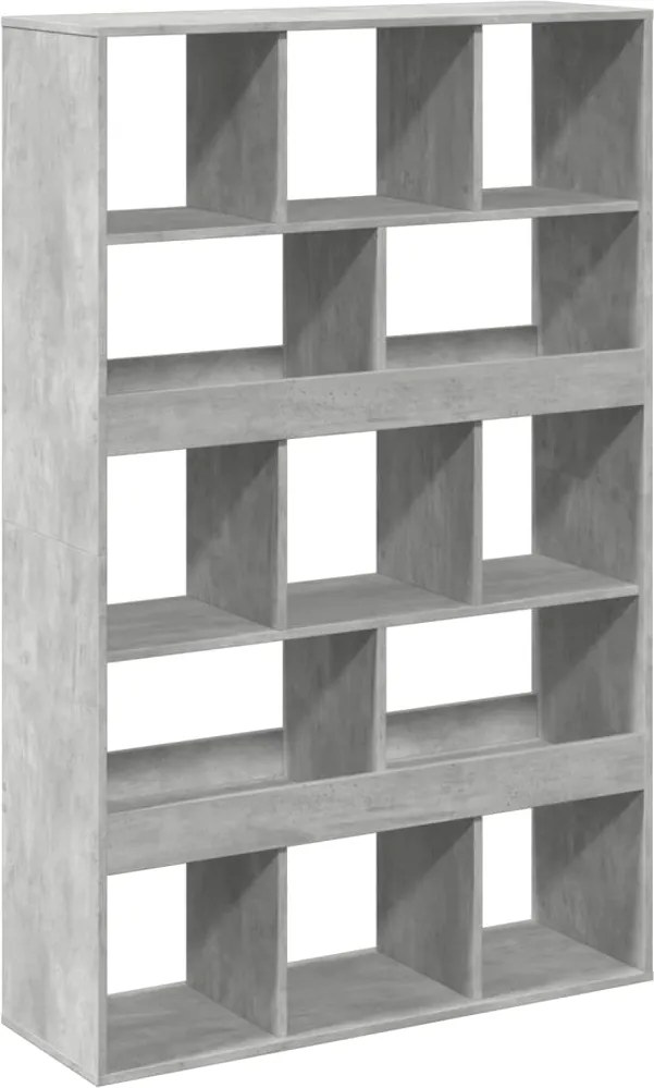 Knihovna betonově šedá 100 x 33 x 156,5 cm kompozitní dřevo 3309369