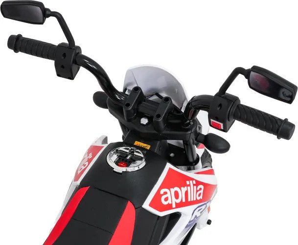 Elektrická motorka Aprilia RX bílá