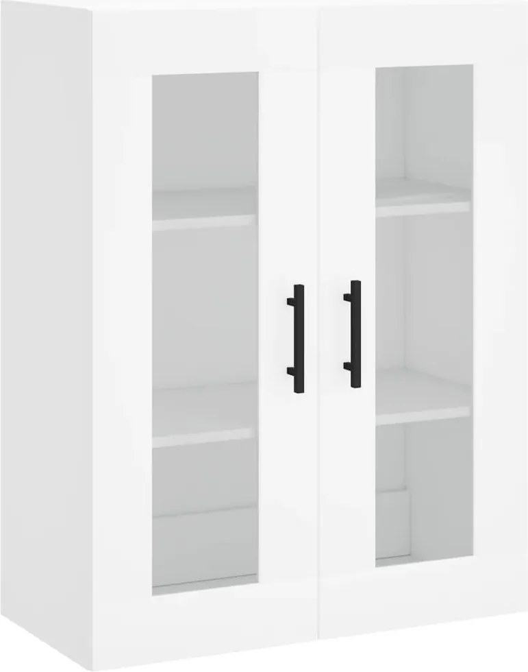 Skříň highboard bílá 69,5 x 34 x 180 cm kompozitní dřevo 3198553