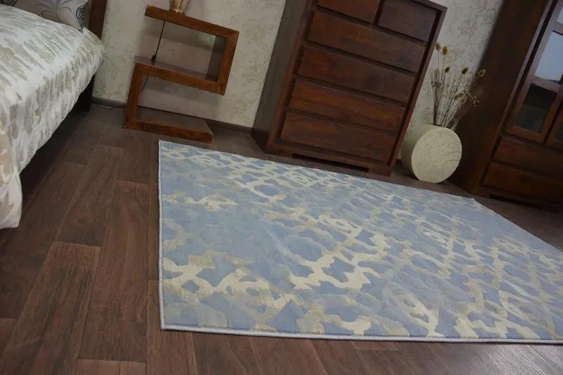 Kusový koberec DROP JASMINE 454 mlha / světle modrý
