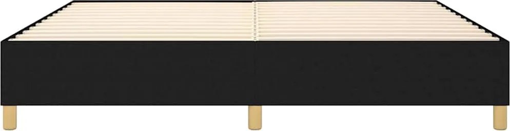 Rám postele s boxspringem černý 200 x 200 cm textil 3120987