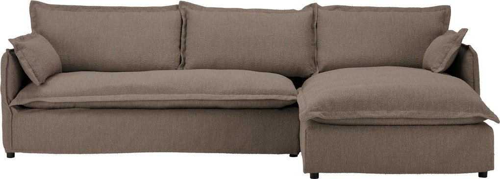 XXXLutz ROHOVÁ SEDAČKA, textil, hnědá Livetastic - Sedací soupravy - 001968012509