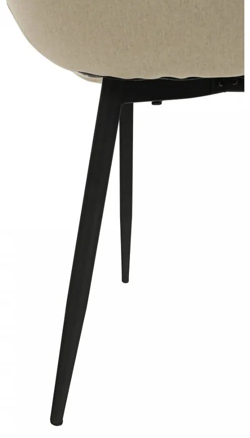 Tempo Kondela Jídelní židle SARIN, béžová/černý kov