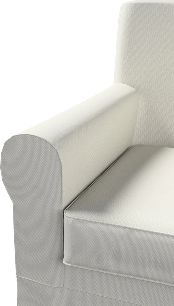 Potah na křeslo IKEA Ektorp Jennylund barva šedá látka pletený vzor