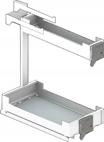 Peka Cargo Pinello s věšákem na ručníky, bílý