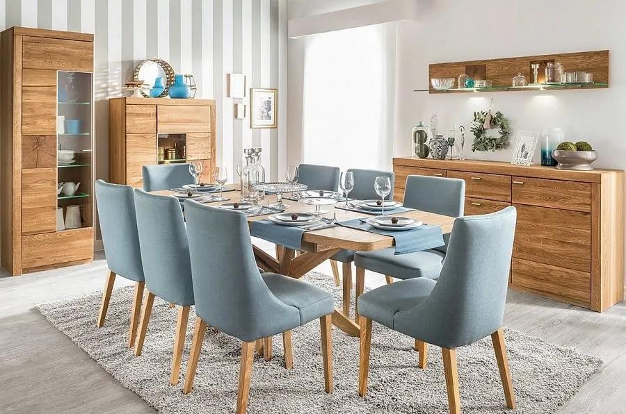 Casarredo - Komfort nábytek Designová jídelní židle FARINI, Cayenne výběr barev, (2ks) | barva: szy-dub-čokoládový,potah: cayenne 112