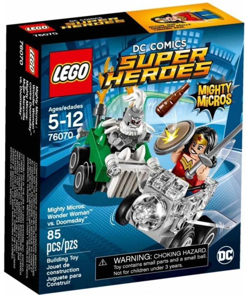 Lego® super heroes 76070 mighty micros: wonder woman™ vs. doomsday™
