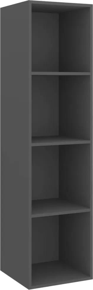 vidaXL 5dílný set TV skříněk kompozitní dřevo [3079621] Barva: šedá s vysokým leskem