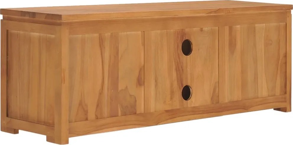 vidaXL TV stolek 110 x 30 x 40 cm masivní teakové dřevo [289069]