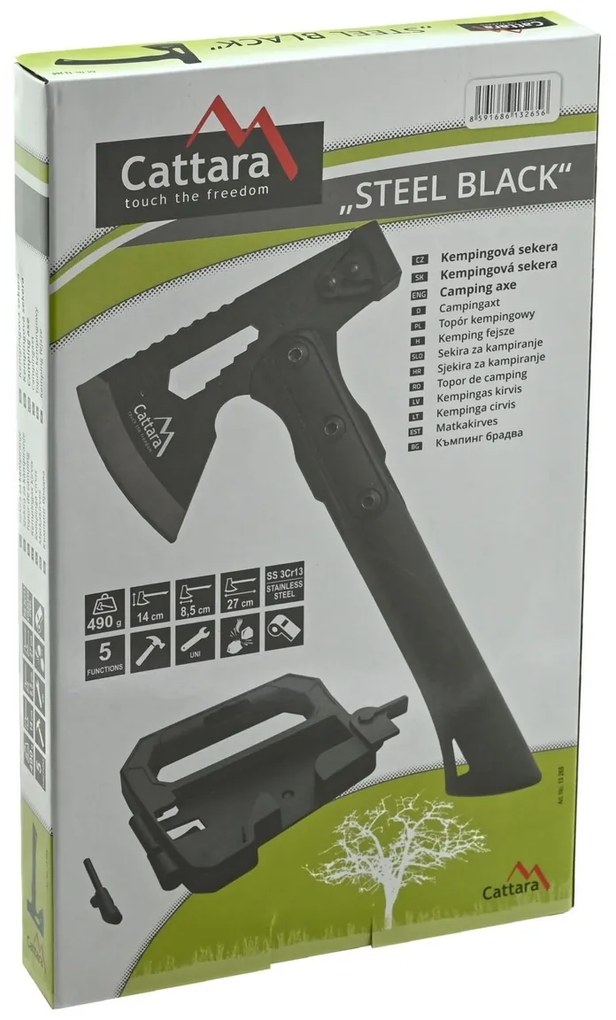 Cattara Sekera STEEL BLACK 27cm