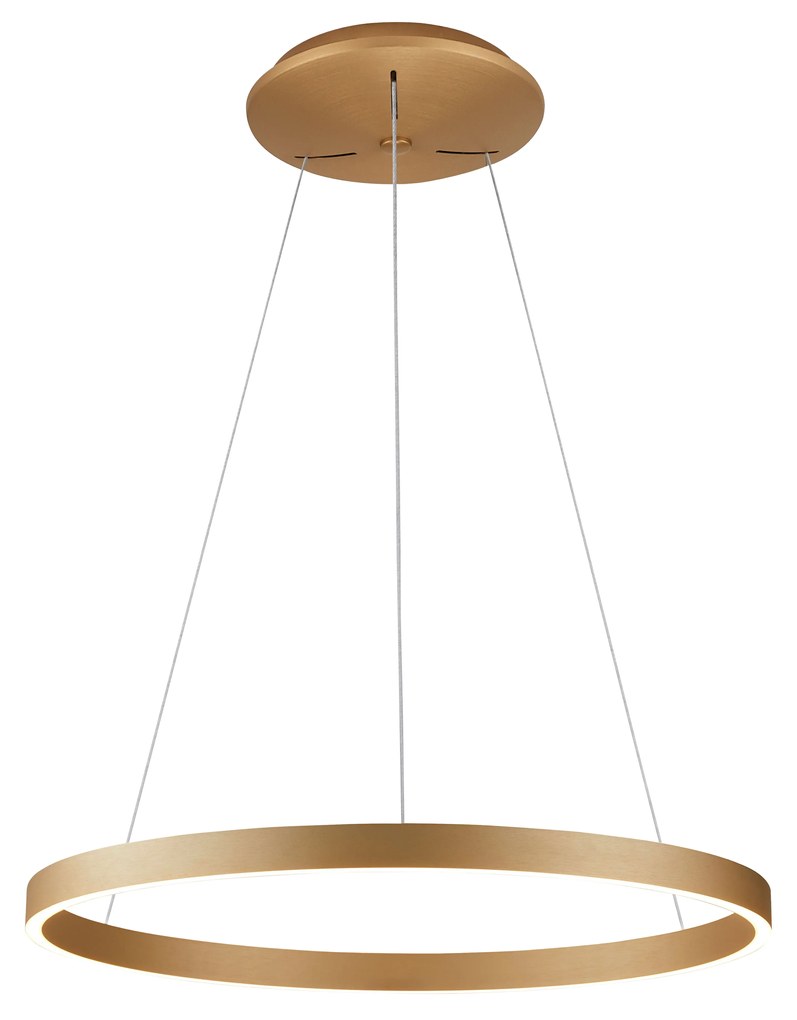 Designový stmívatelný lustr Andrea 60 zlatá