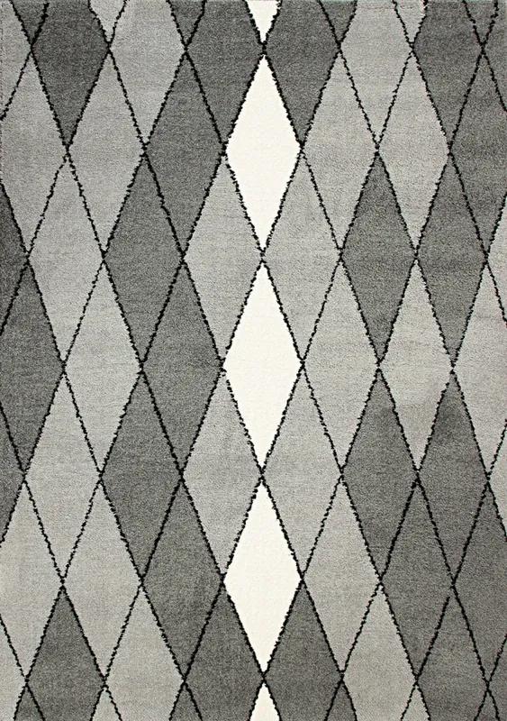 Makro Abra Kusový koberec SLIM 8023 šedý 70 x 140