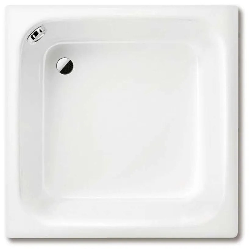Kaldewei Advantage - Čtvercová sprchová vanička Sanidusch 496, 90x90x25 cm, bílá - sprchová vanička, antislip, Perl-Effekt, bez polystyrénového nosiče 332130003001