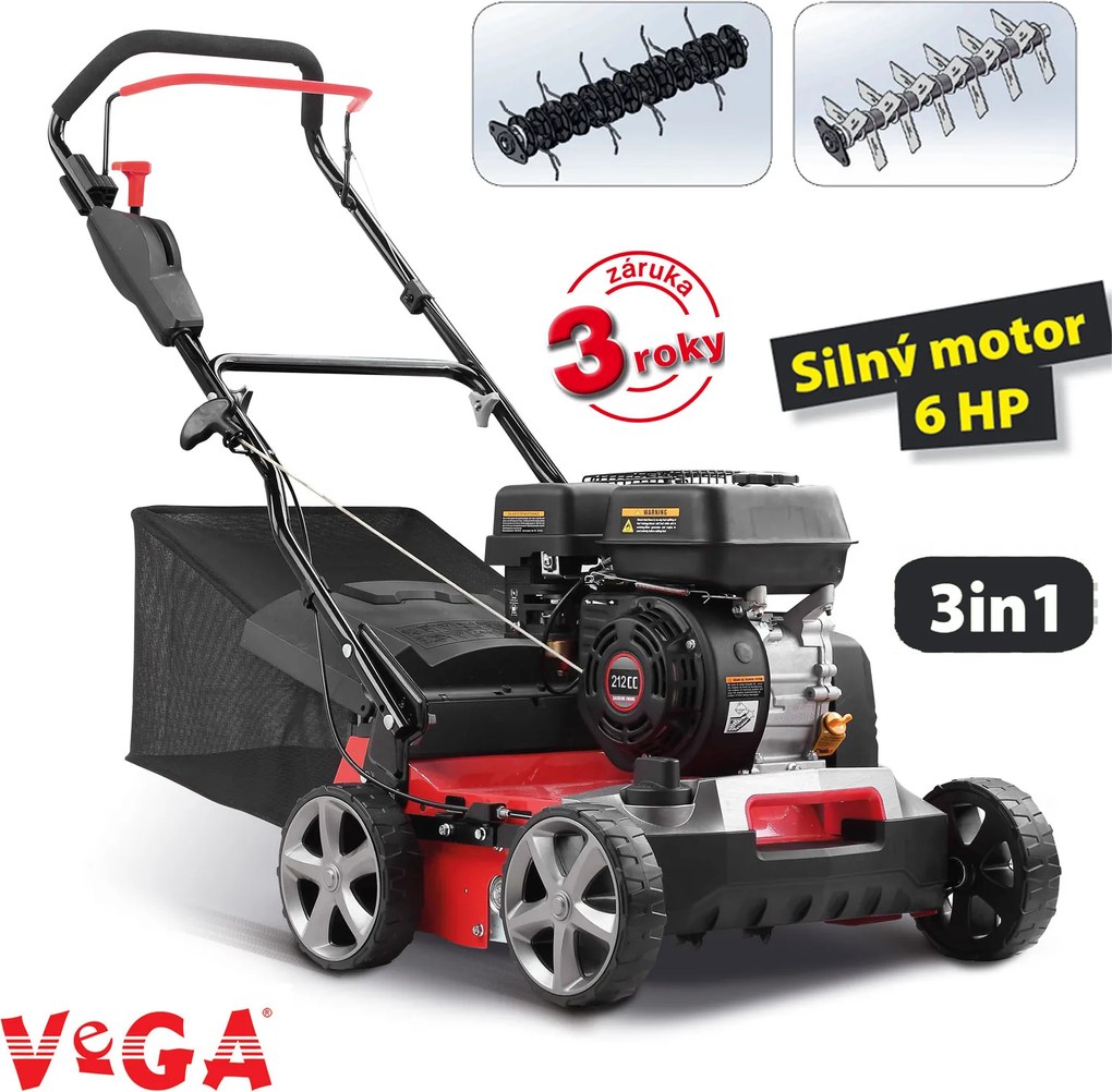 VeGA TS40-W 3in1 - benzínový provzdušňovač