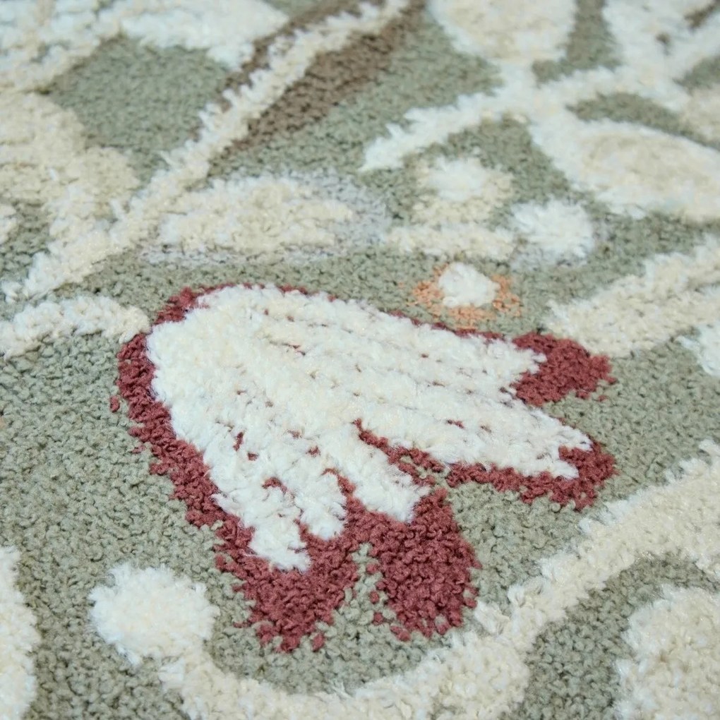 Angel Carpet, Kusový koberec Aurora 25 Green, 160x230, zelená, kancelář