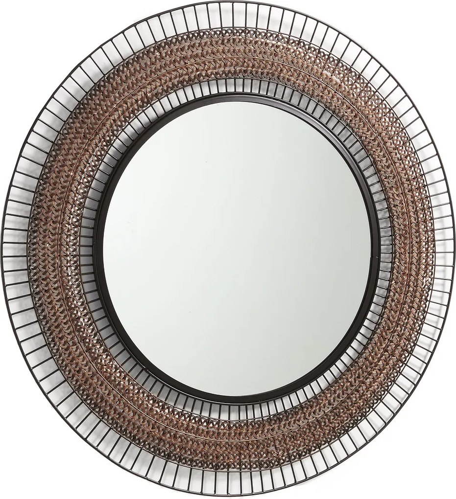 Kulaté kovové zrcadlo LaForma Robil 90 cm