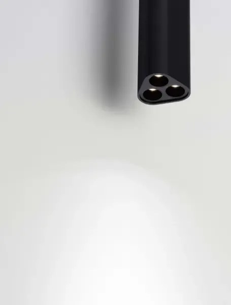 LED černé designové stropní svítidlo Etho