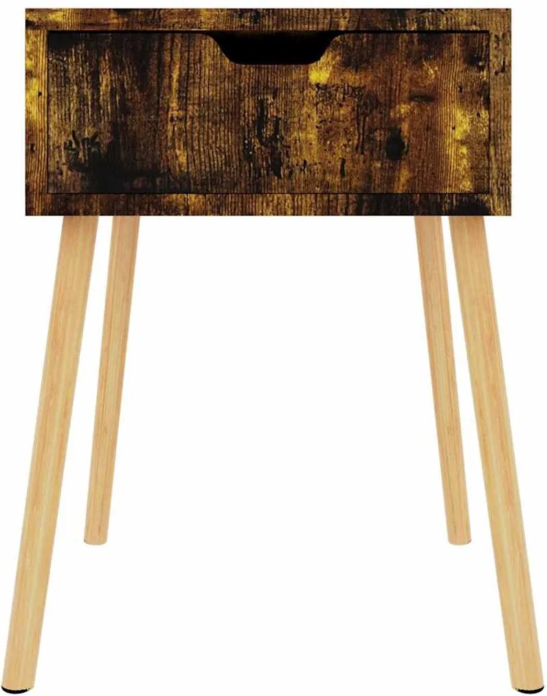 Noční stolky 2 ks kouřový dub 40 x 40 x 56 cm kompozitní dřevo 326812