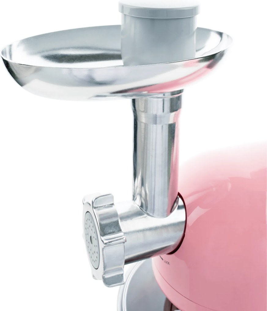 TEMPO-KONDELA KANTE, kuchyňský robot, 1800 W, 5 l, růžová / chrom