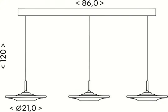 Brilagi - LED Lustr na lanku VERANO 3xLED/15W/230V