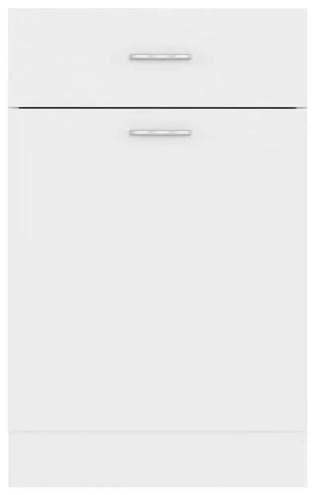 Petromila Spodní skříňka se zásuvkou bílá 50 x 46 x 81,5 cm dřevotříska