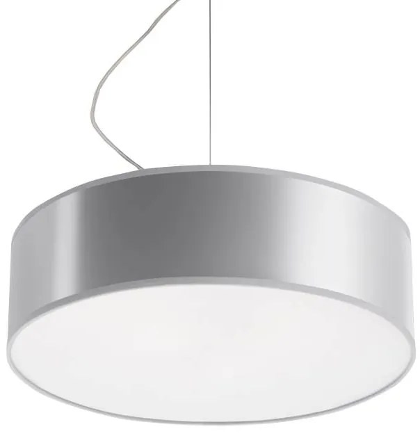 Závěsné osvětlení ARENA 35, 2xE27, 60W, 35cm, kulaté, šedé Sollux lighting ARENA 35 SL.0116