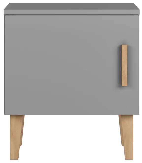 Benlemi Noční stolek KUBI s úložným prostorem Zvolte barvu: Šedá