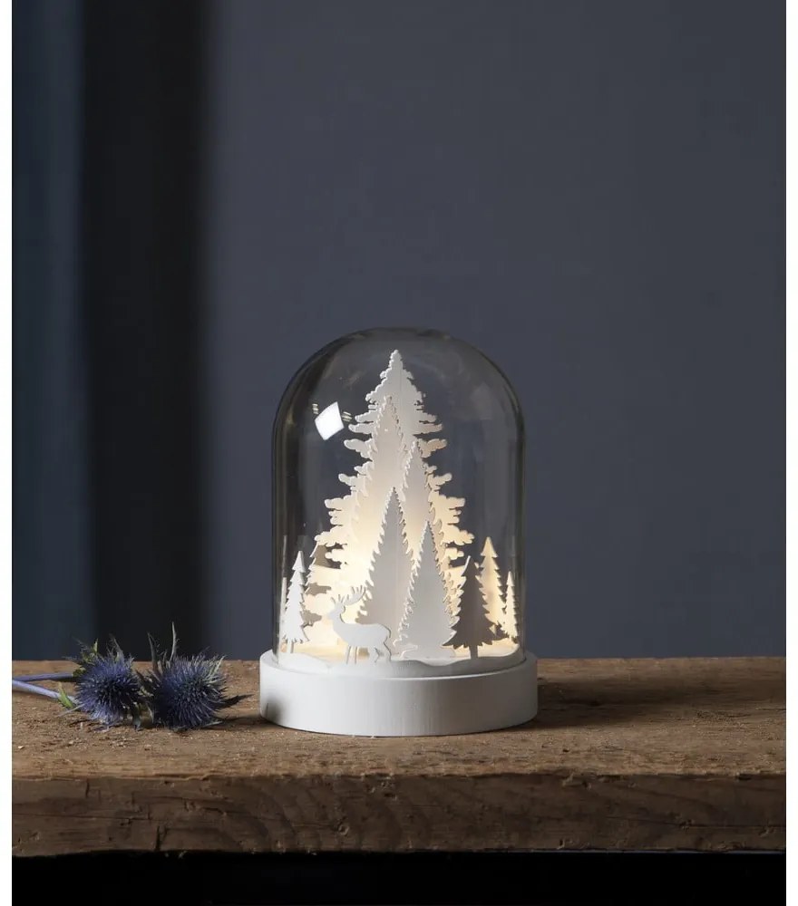 Světelná LED dekorace Star Trading Kupol Tree, výška 17,5 cm
