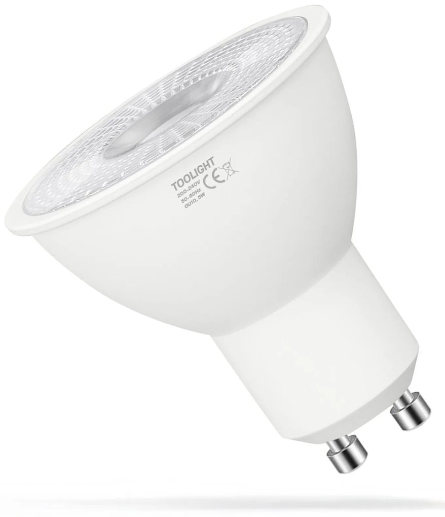 Toolight Toolight, LED žárovka GU10, 7W, 490lm, teplá barva, RSL043, OSW-20027